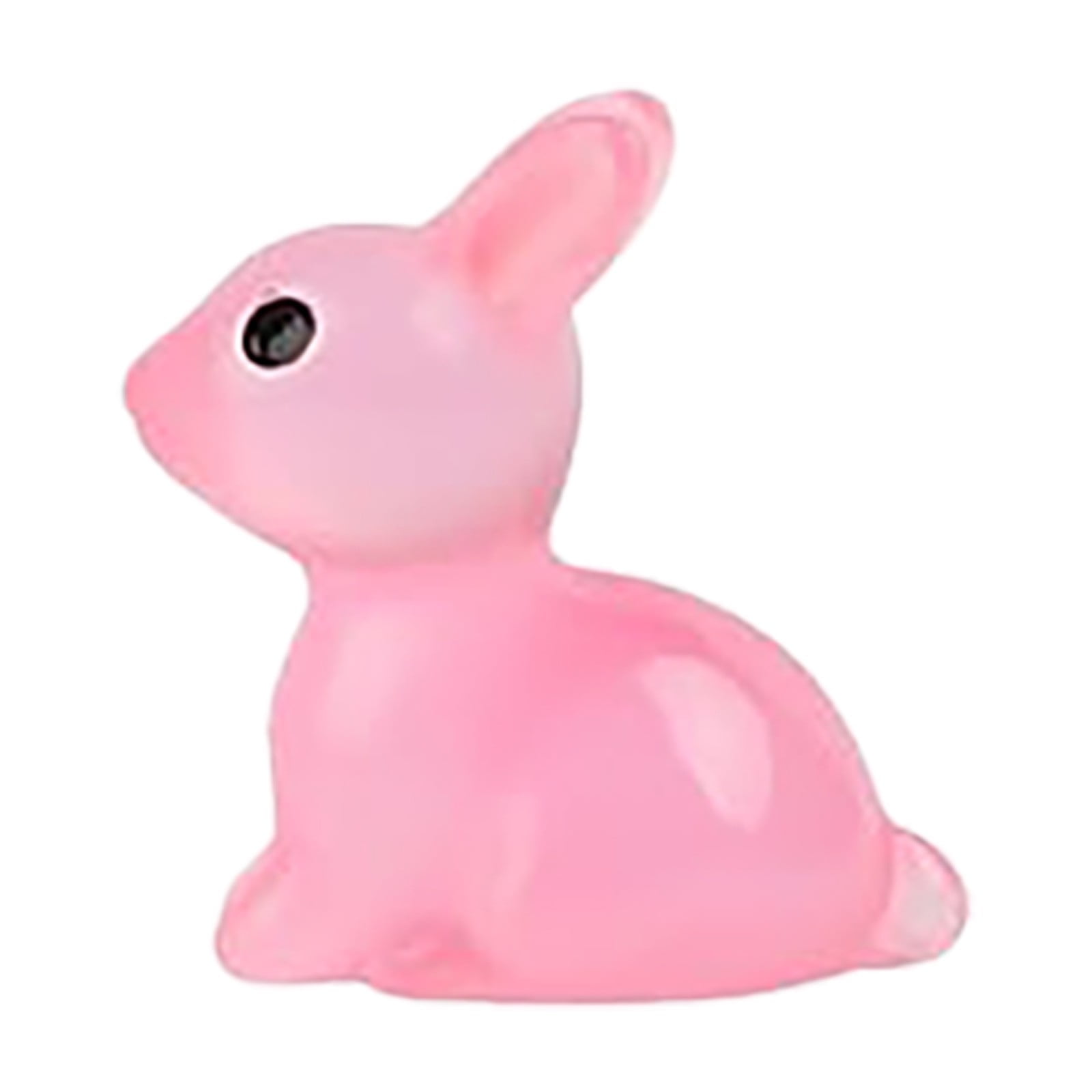 Cieatiam Christmas Ornaments 2024 Luminous Bunny B Mini Glowing Rabbit ...