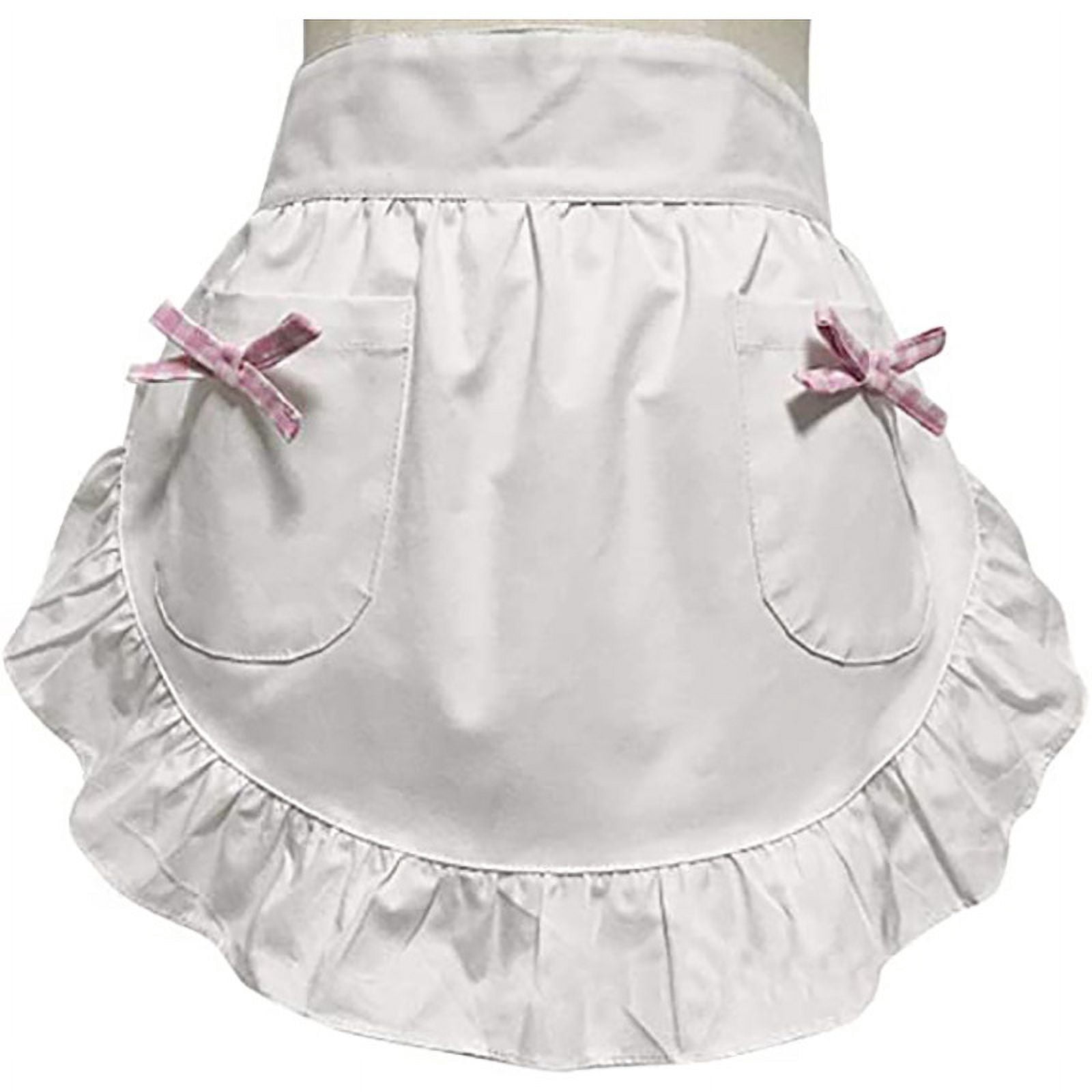 Cieatiam Lace half-length apron maid outfit mother and baby shop ...