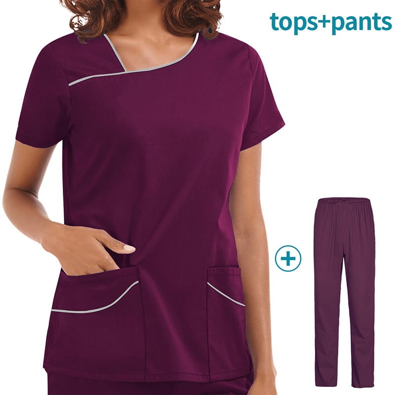 Cieatiam Operating Room Short Sleeve Wash Clothes Female Skin ...