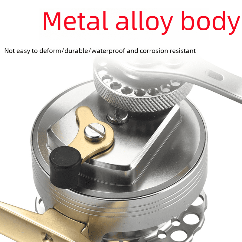 Cieatiam Raft Fishing Wheel All Metal Leak Micro Lead Bridge Raft ...