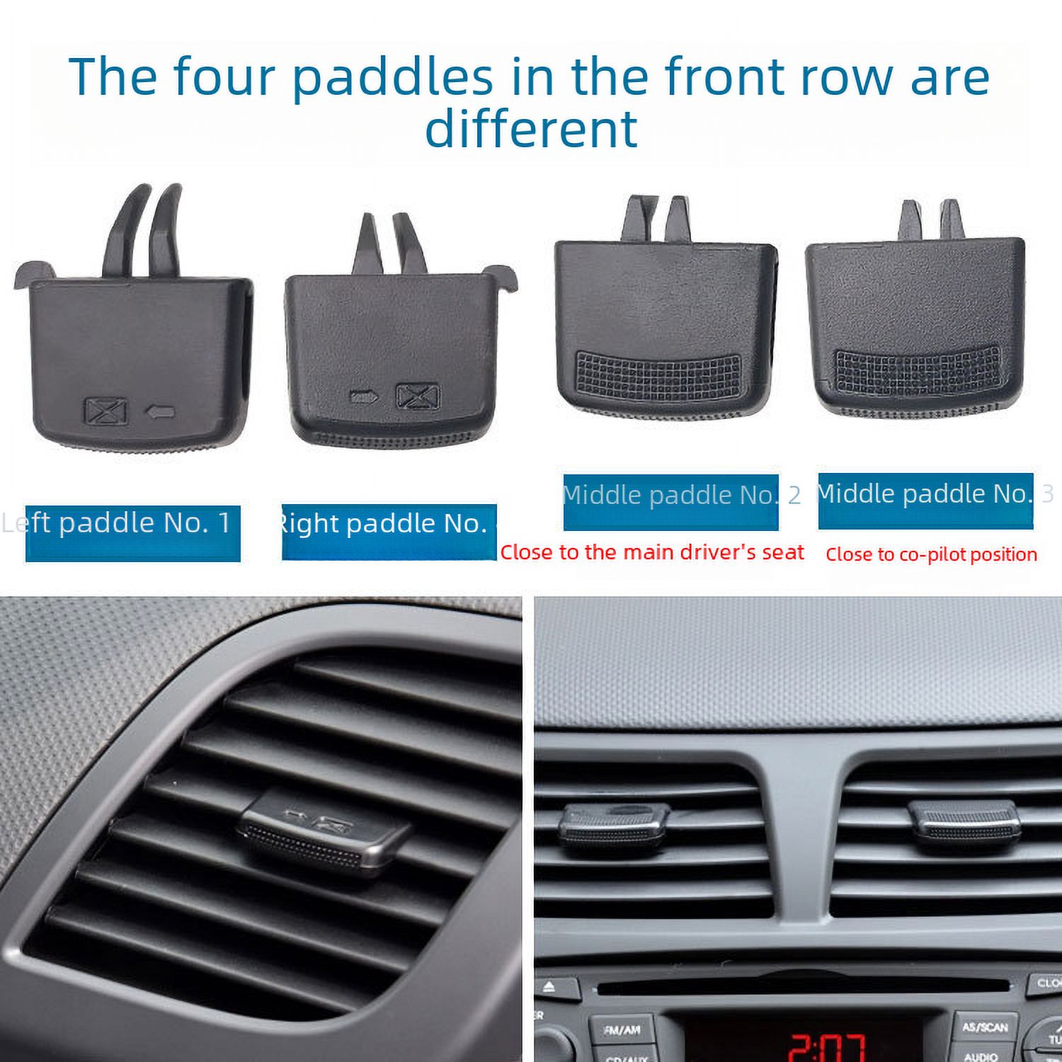 Cieatiam Suitable for modern Rena Ruiyi air conditioner air outlet dial ...