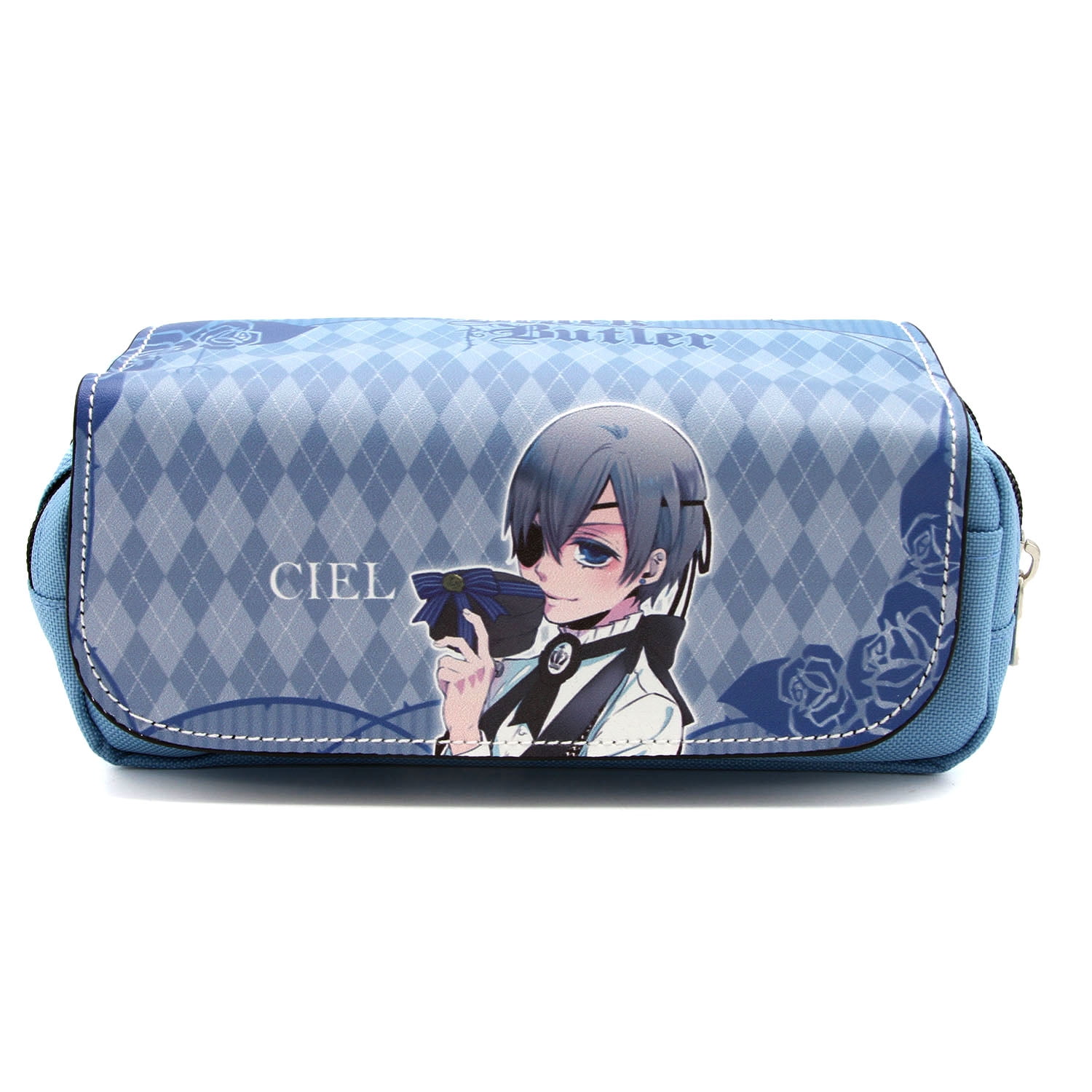 Ciel Phantomhive Style A - Black Butler 7x4" Clutch Pencil Bag ...