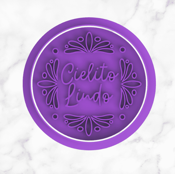 Cielito Lindo Mexican Theme Talavera Cookie Cutter and Stamp, Baby ...