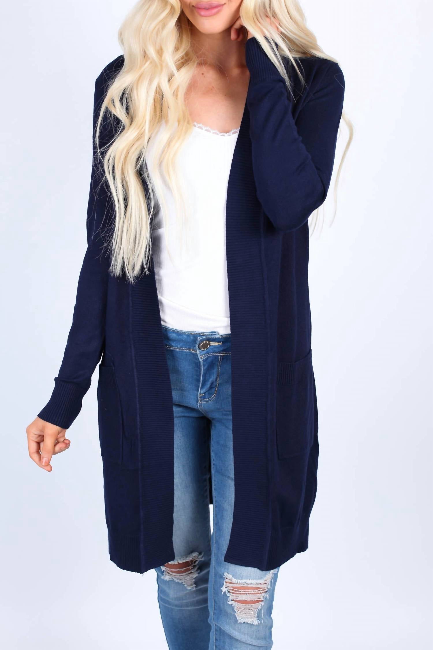 Cielo Boyfriend Cardigan - Walmart.com
