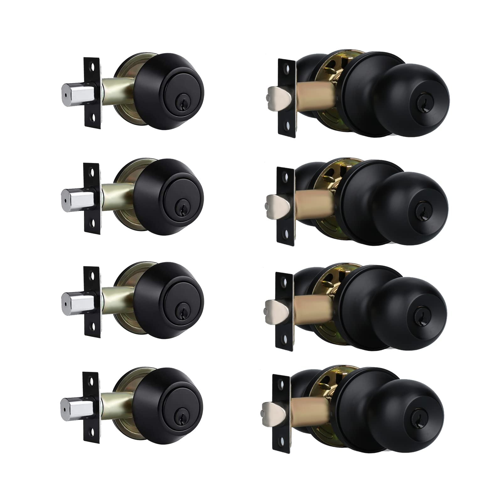 Cielsa Dawn Front Door Lock Set Exterior Door Lock Set with Deadbolt ...