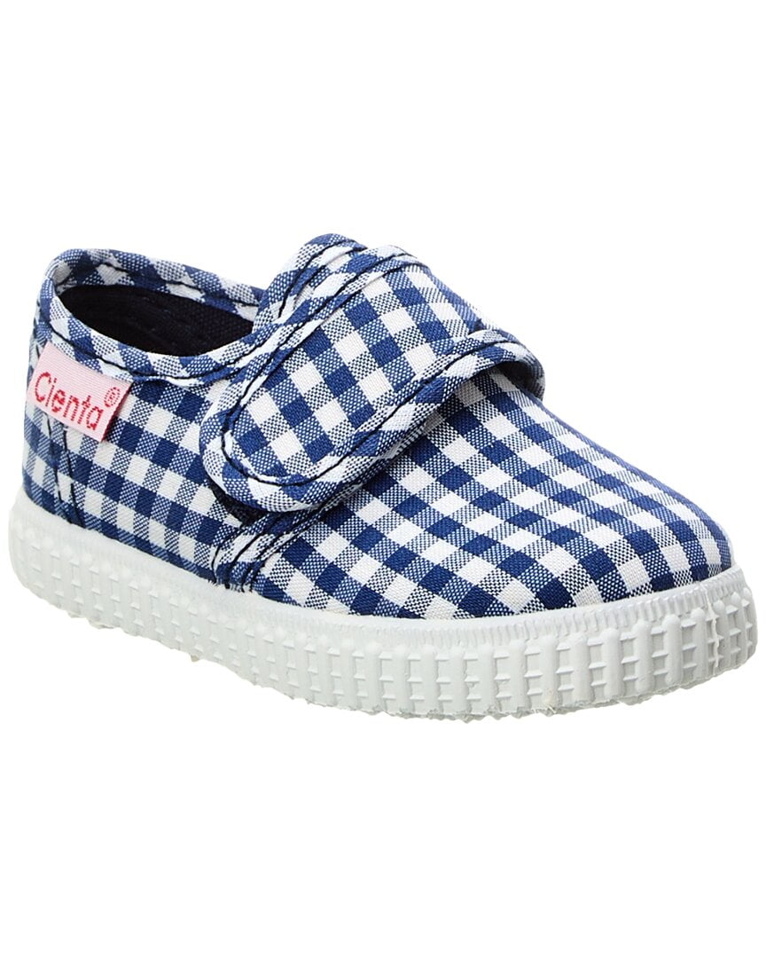 Cienta Blucher Vichy Canvas Sneaker, 32, Blue - Walmart.com