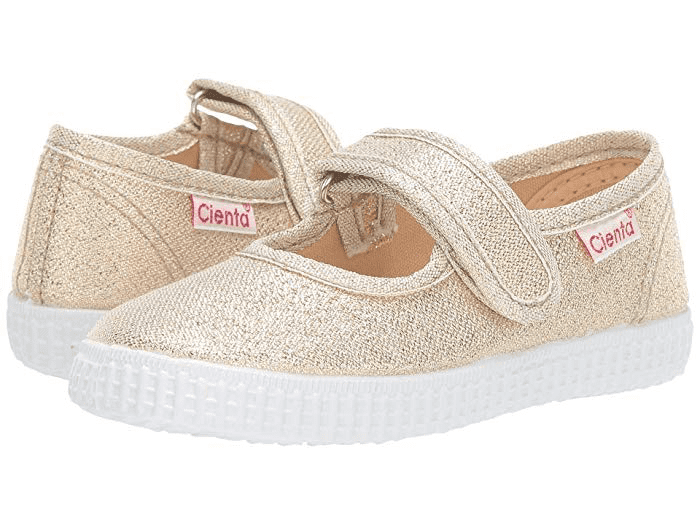Cienta Canvas Sparkle Mary Jane (Toddler) - Walmart.com