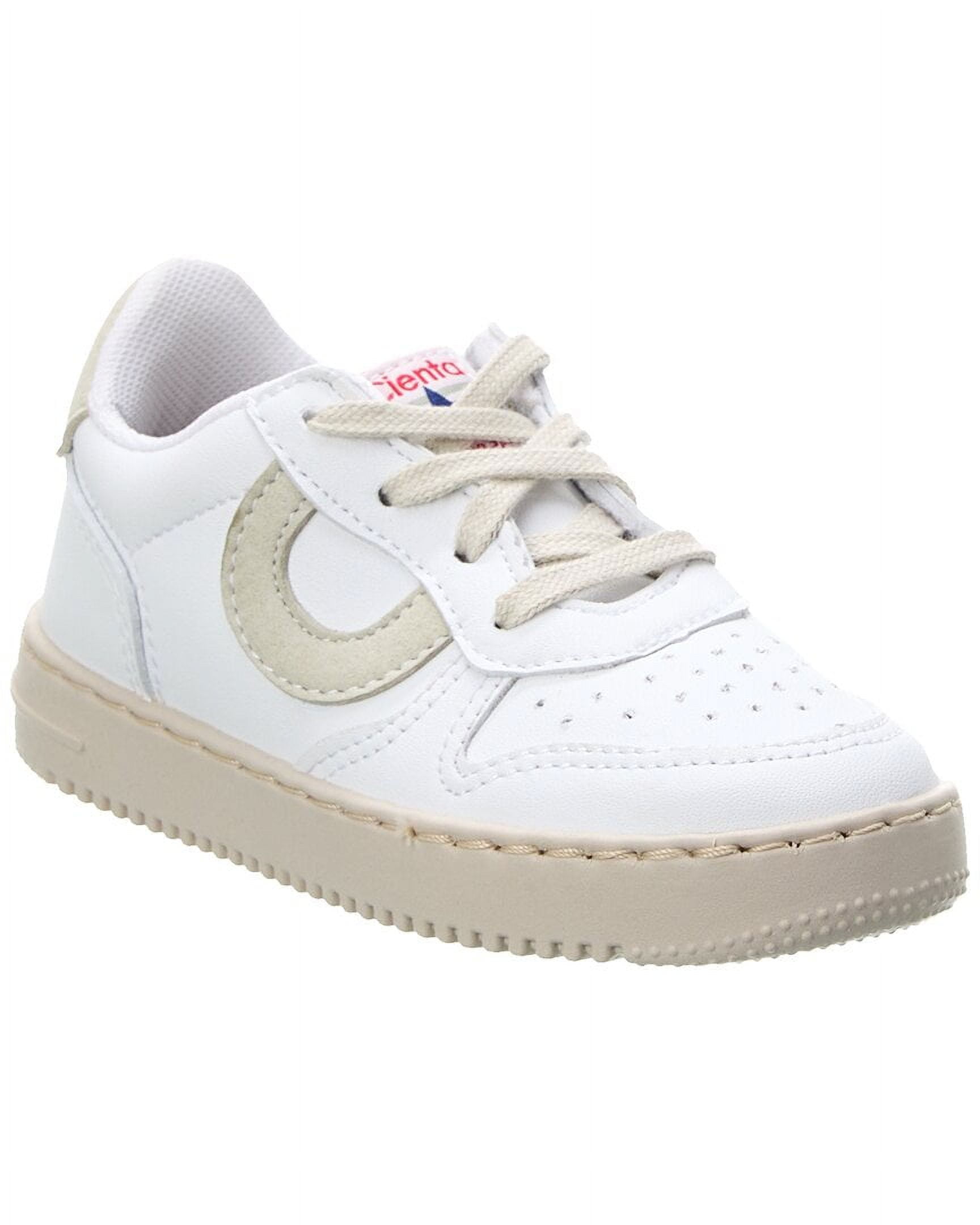 Cienta Leather Sneaker, 35, White - Walmart.com