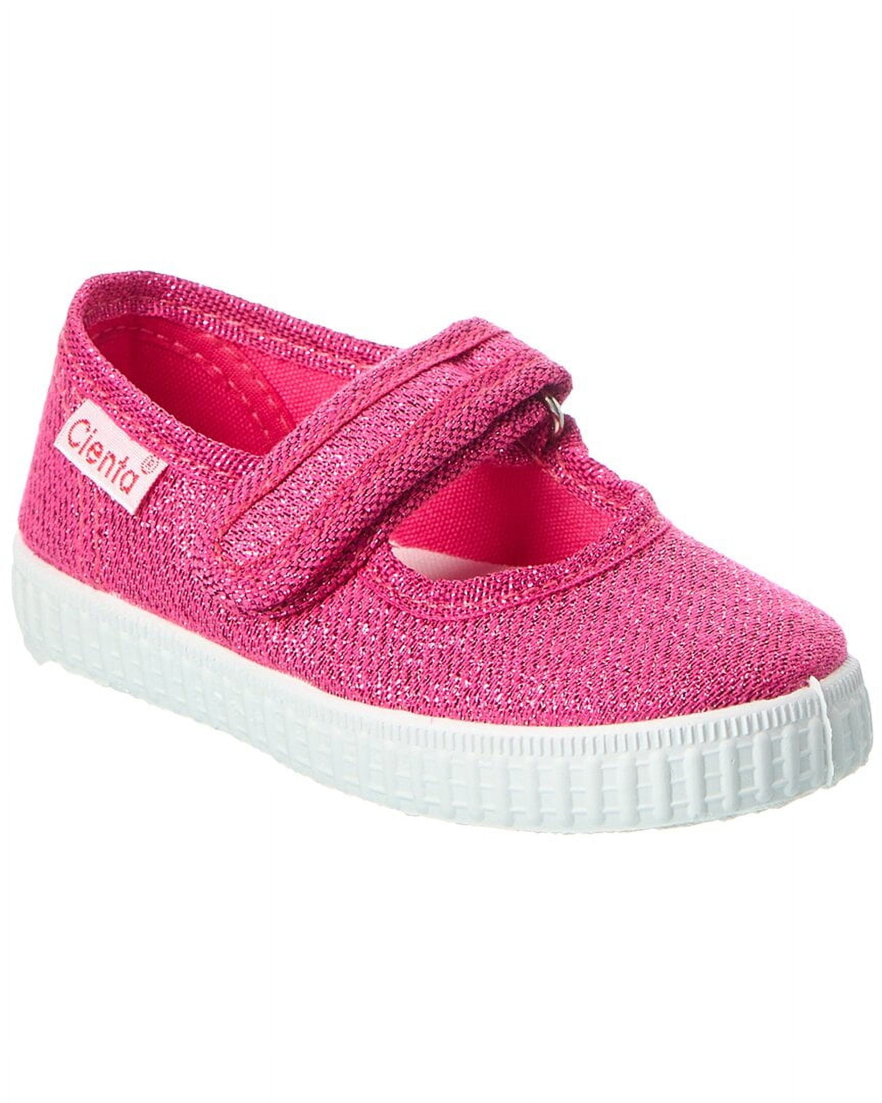 Cienta Mary Jane Canvas Sneaker, 19, Pink - Walmart.com