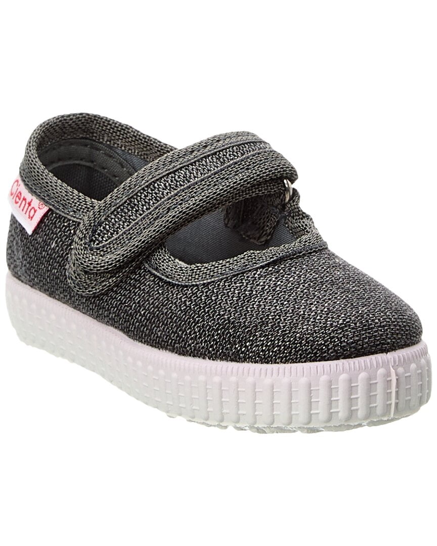 Cienta Mercedes Scractch Metalizado Canvas Sneaker, 27, Grey - Walmart.com