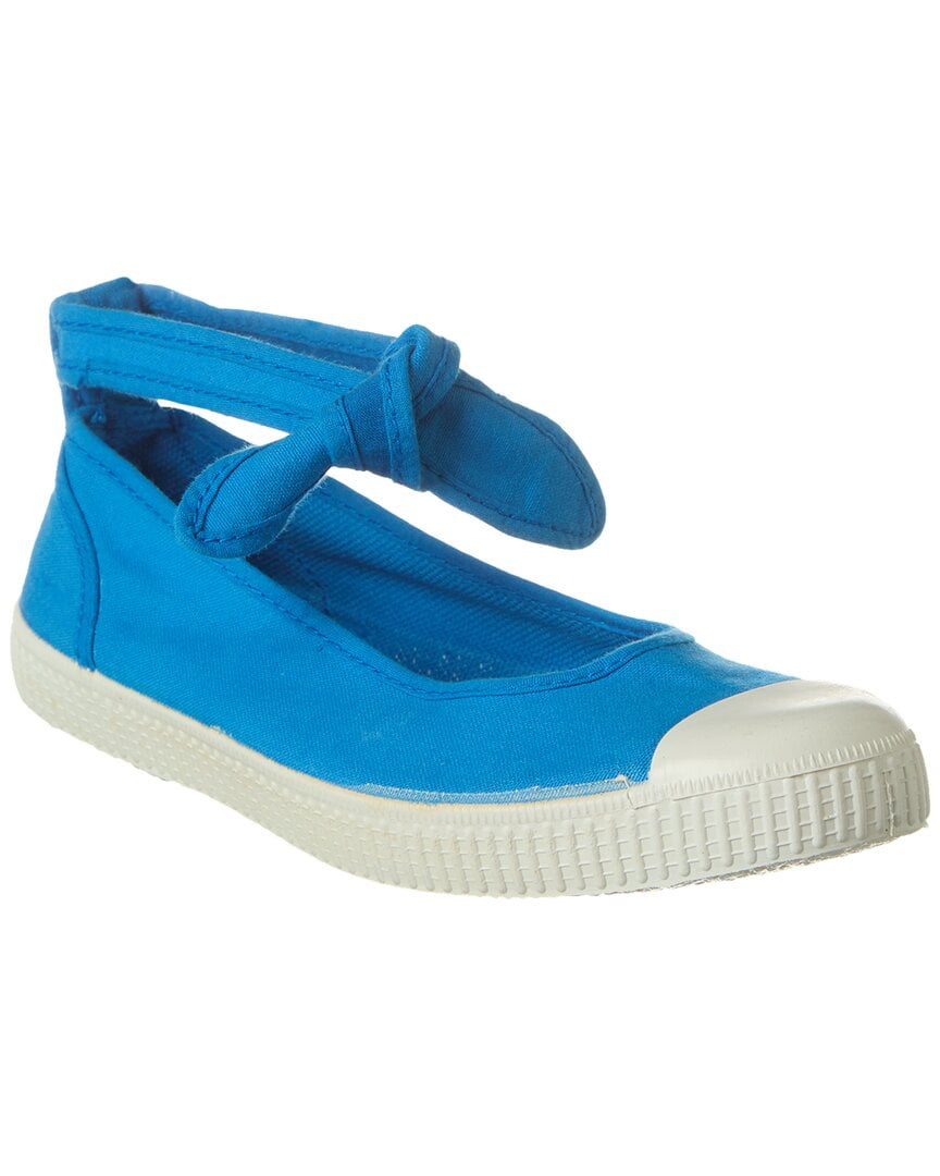 Cienta Salon Traba Tintado Canvas Flat, 29, Blue - Walmart.com