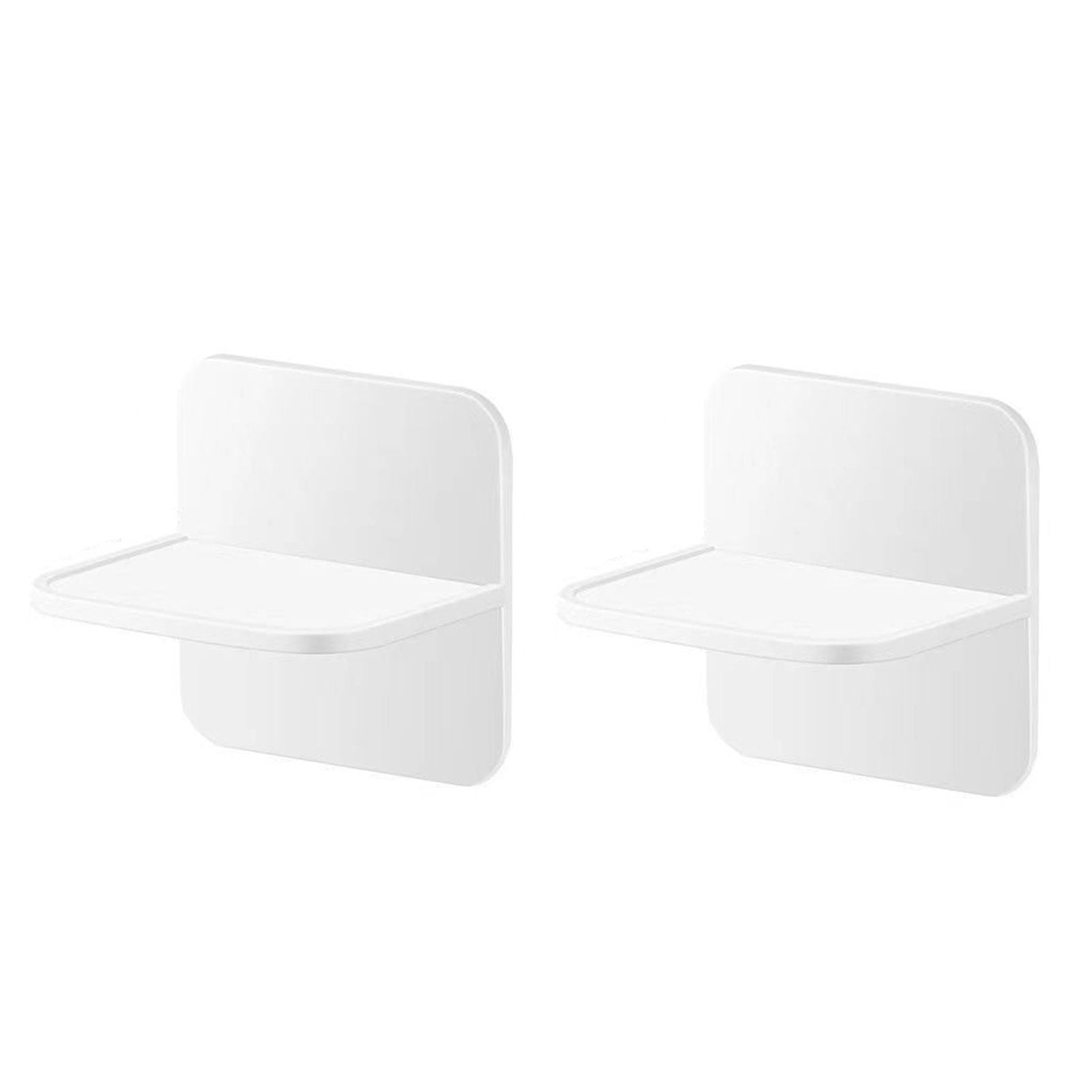 Cientrug 2pcs Plastic Traceless Adhesive Layer Brackets For Wall ...