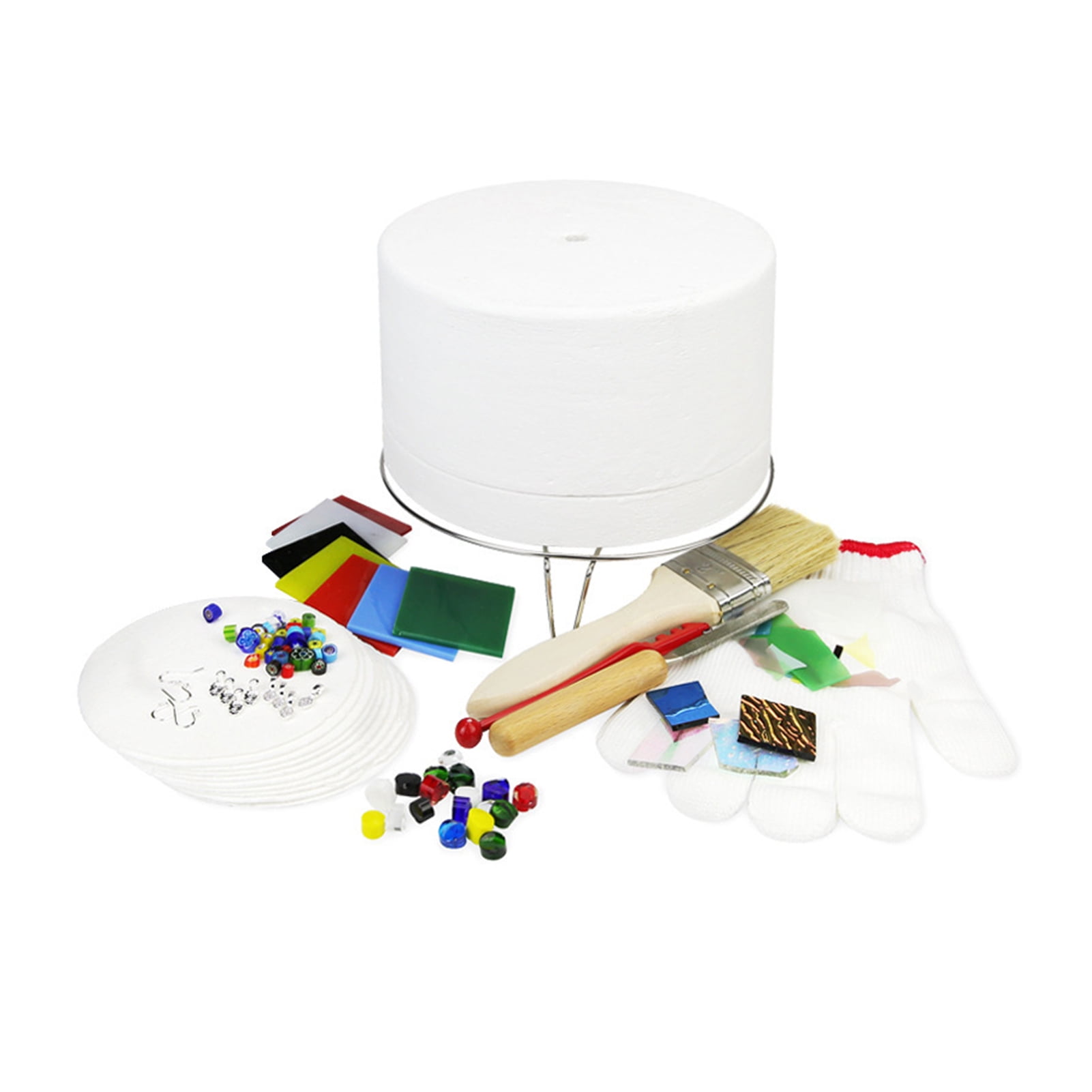 Cientrug 6pcs Wide Application Small Kiln With Lining Paper For Glass ...