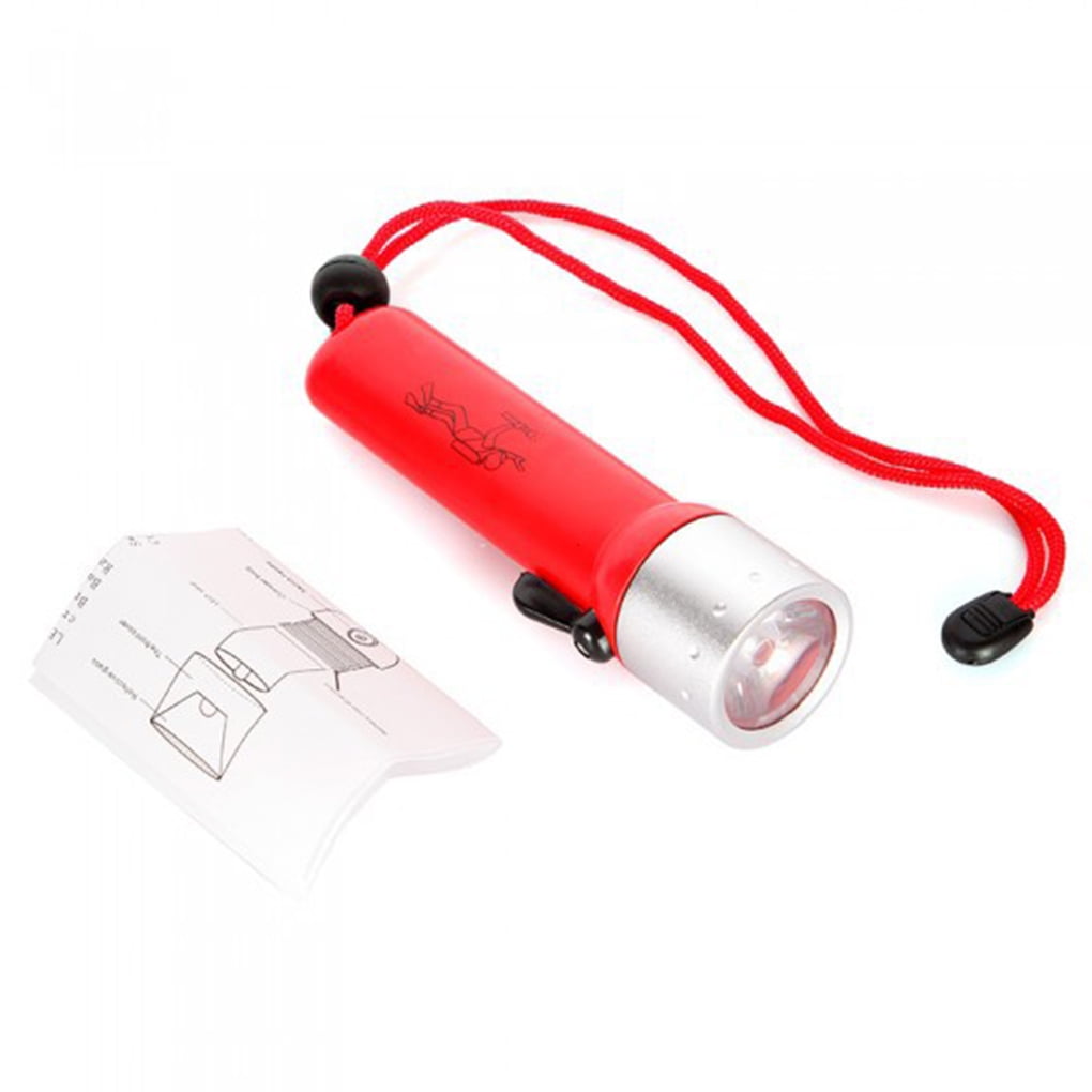 Cientrug LED Diving Flashlight Handheld Divers Bright Underwater ...