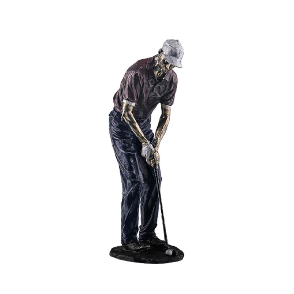 Cientrug Unique Style Retro Golfer Statue Suitable For Any Occasion ...