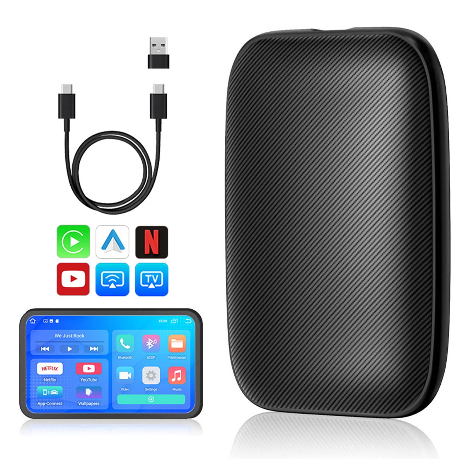 Cientrug Wireless Box Mirror Phone Screen To Car Audio USB Plug And ...