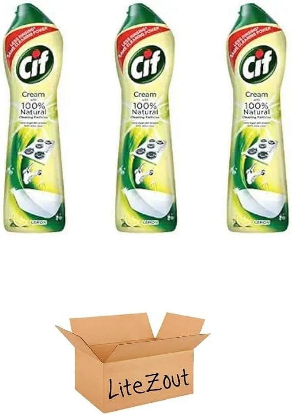 Cif Lemon Cream with Spray, 500ml 3 pack - Walmart.com