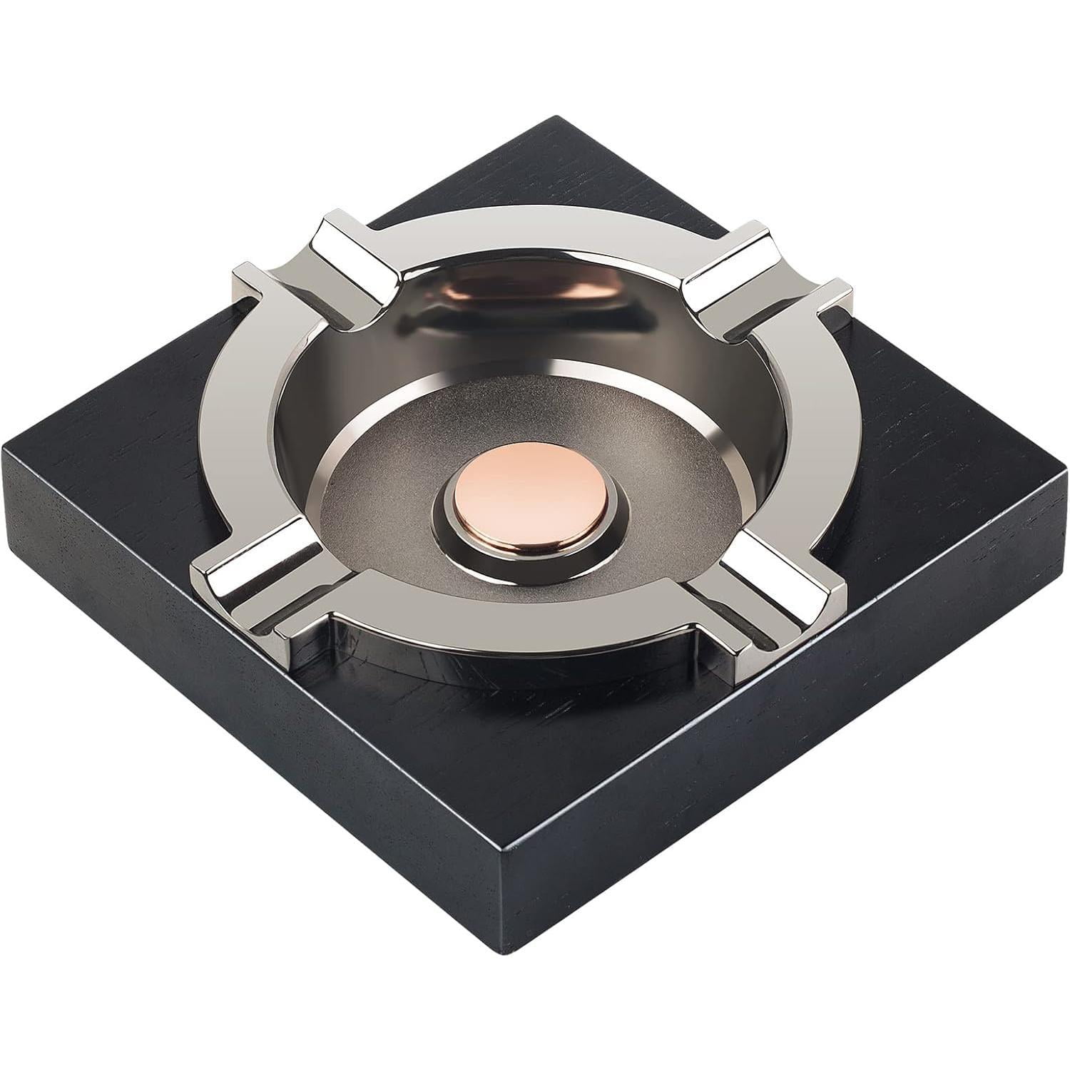 Cigar Ashtray,Cool Ashtrays Cigar Gifts for Men,Metal Cigar Tray with ...