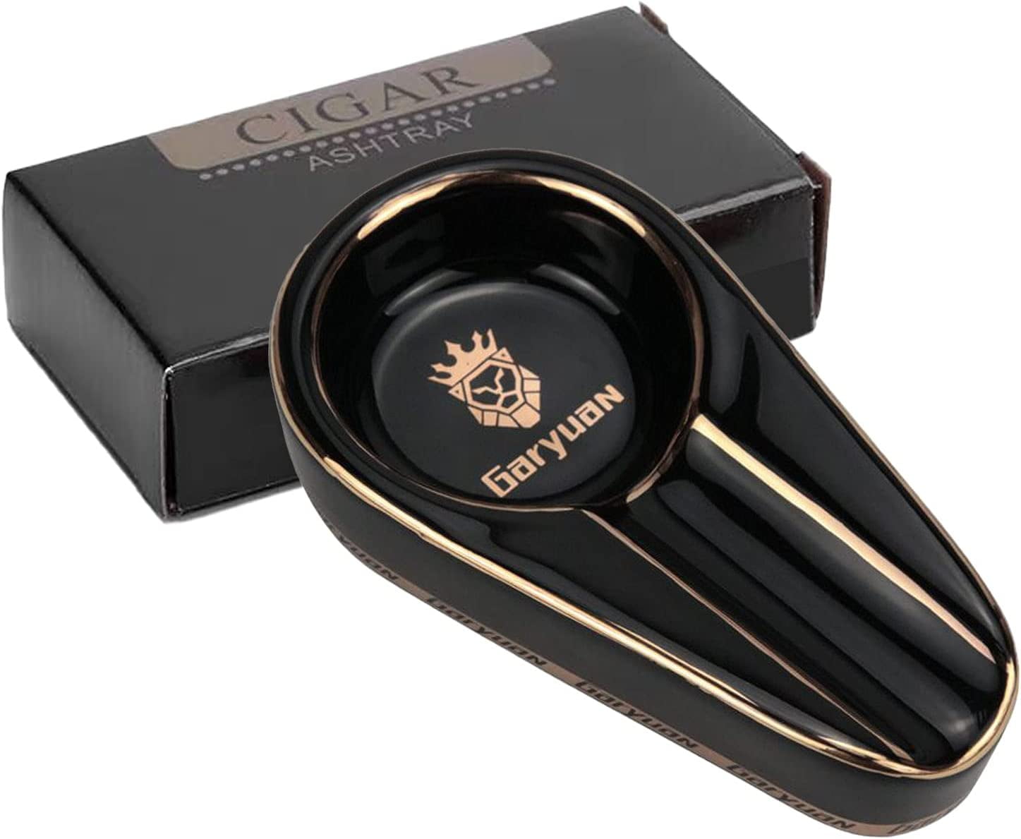 Cigar Ashtray Patio Single Ceramic Outdoor Ash Tray Cigars Portable ...