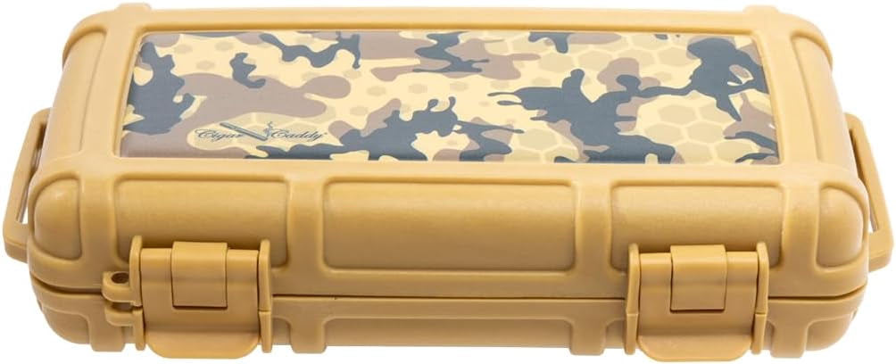 Cigar Caddy Tan Camo Cigar Travel Case, Holds up to 5 Cigars - Walmart.com