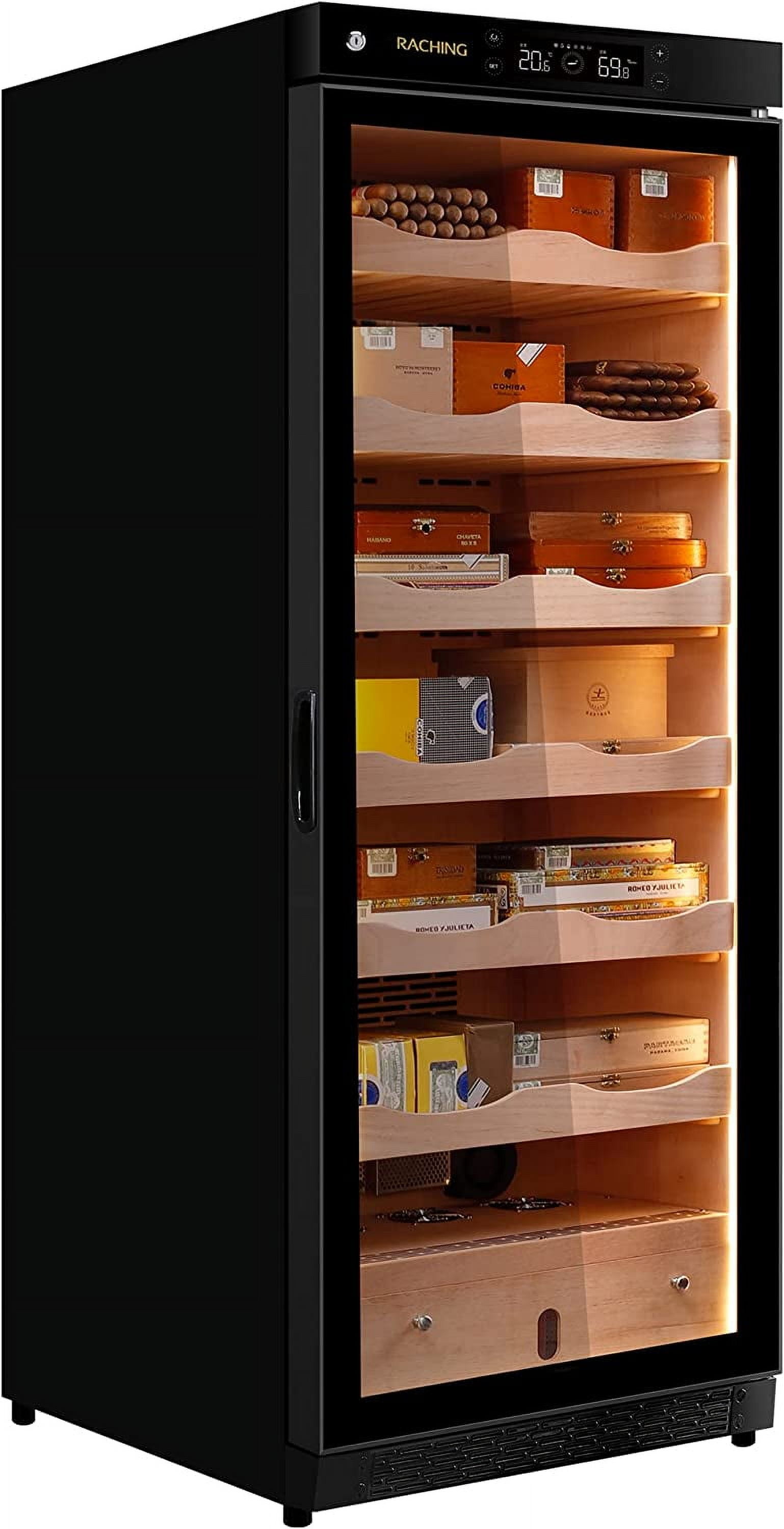Cigar Climate Control Cabinet, Raching 330L Cigar Humidor Cabinet for ...