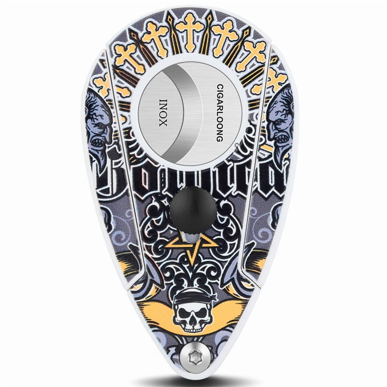 Cigar Cutter Stainless Steel Blade Sharp Smooth Fashion Trendy Gift Box ...