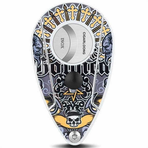Cigar Cutter Stainless Steel Blade Sharp Smooth Fashion Trendy Gift Box ...