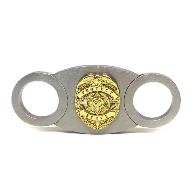 Cigar Cutters by Jim Law Enforcement Cigar Cutter - Gold - Walmart.com