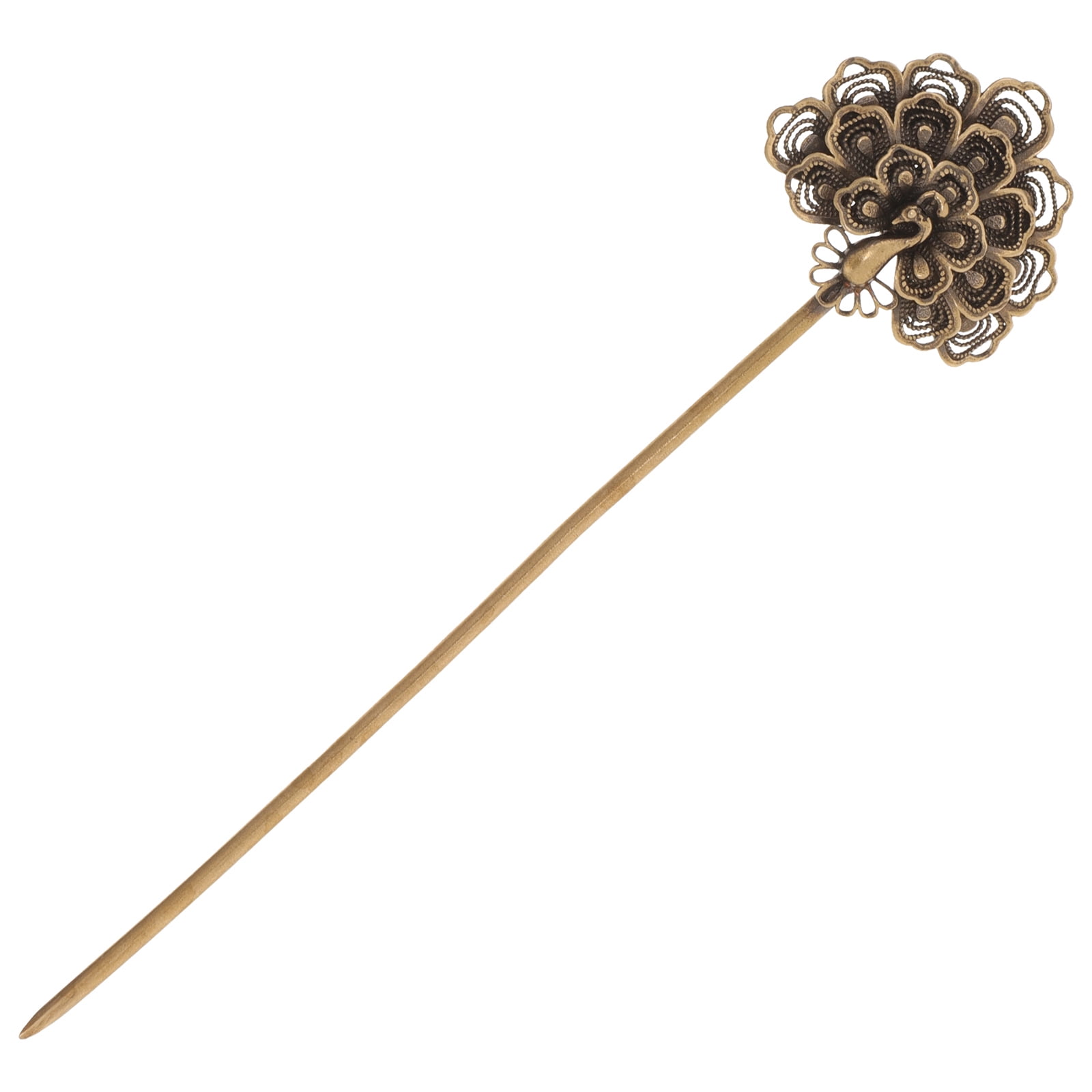 Draw Enhancer Tool Copper Handheld Punch Tool Peacock Shaped Needle of ...