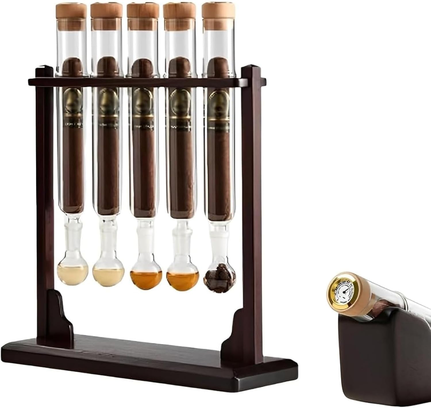 Cigar Flavor Injector Humidifier Cigar Test Tube Humidor Rack Cigar ...