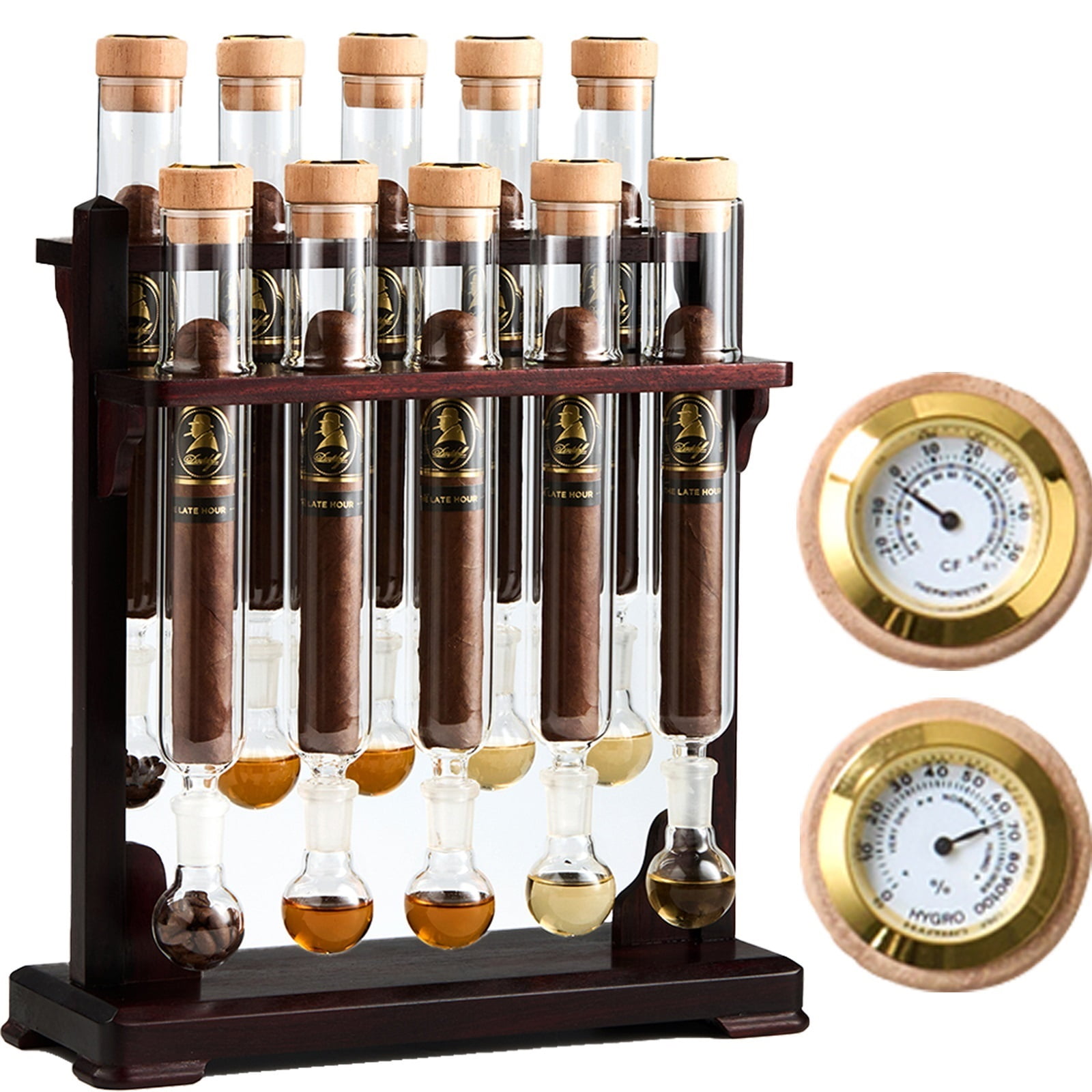 Cigar Flavor Injector Humidifier Kit with Straight Pipe, Ball Base ...