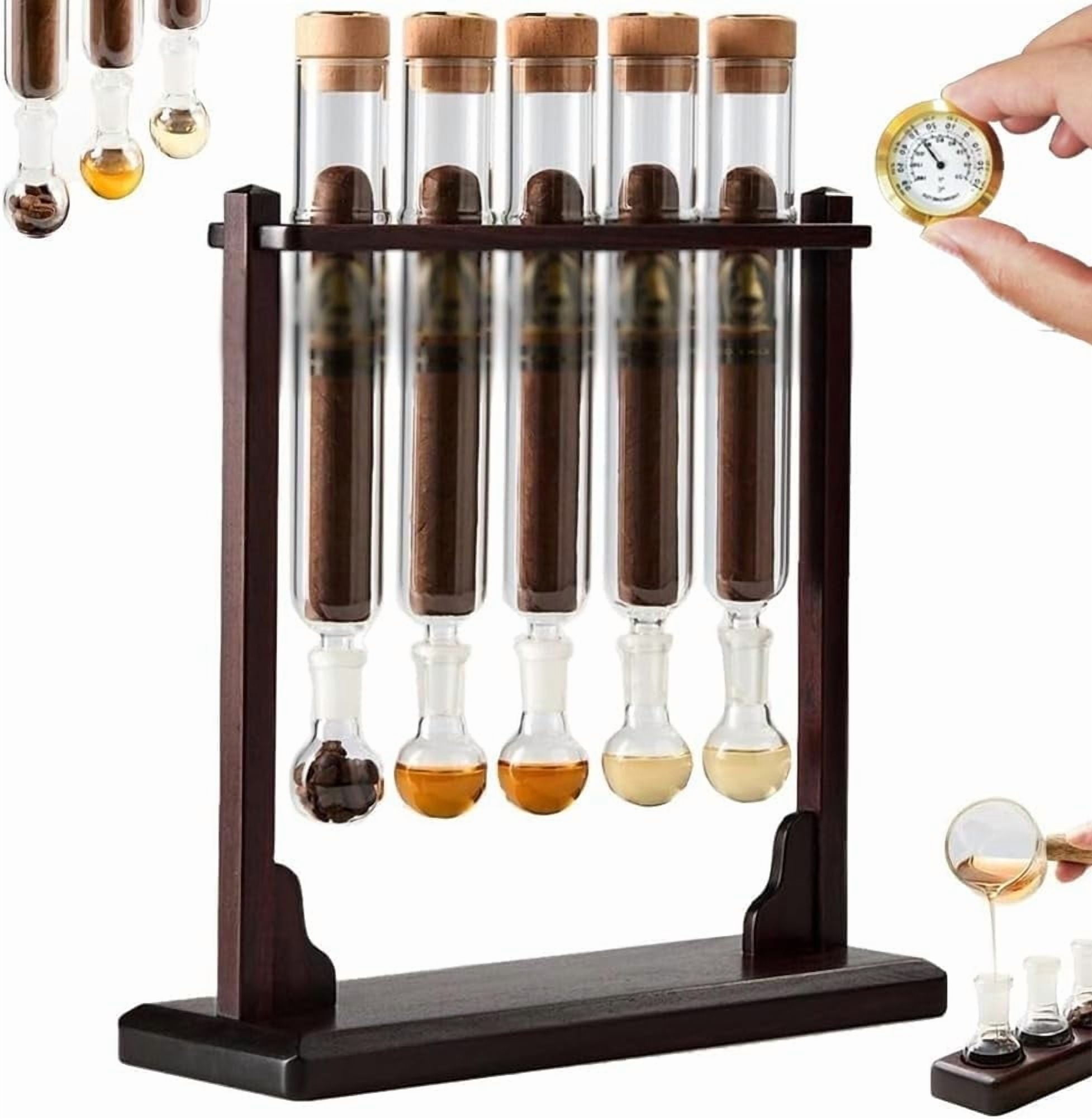 Cigar Infuser, Handmade DIY Aromatherapy Wooden Base Display with ...