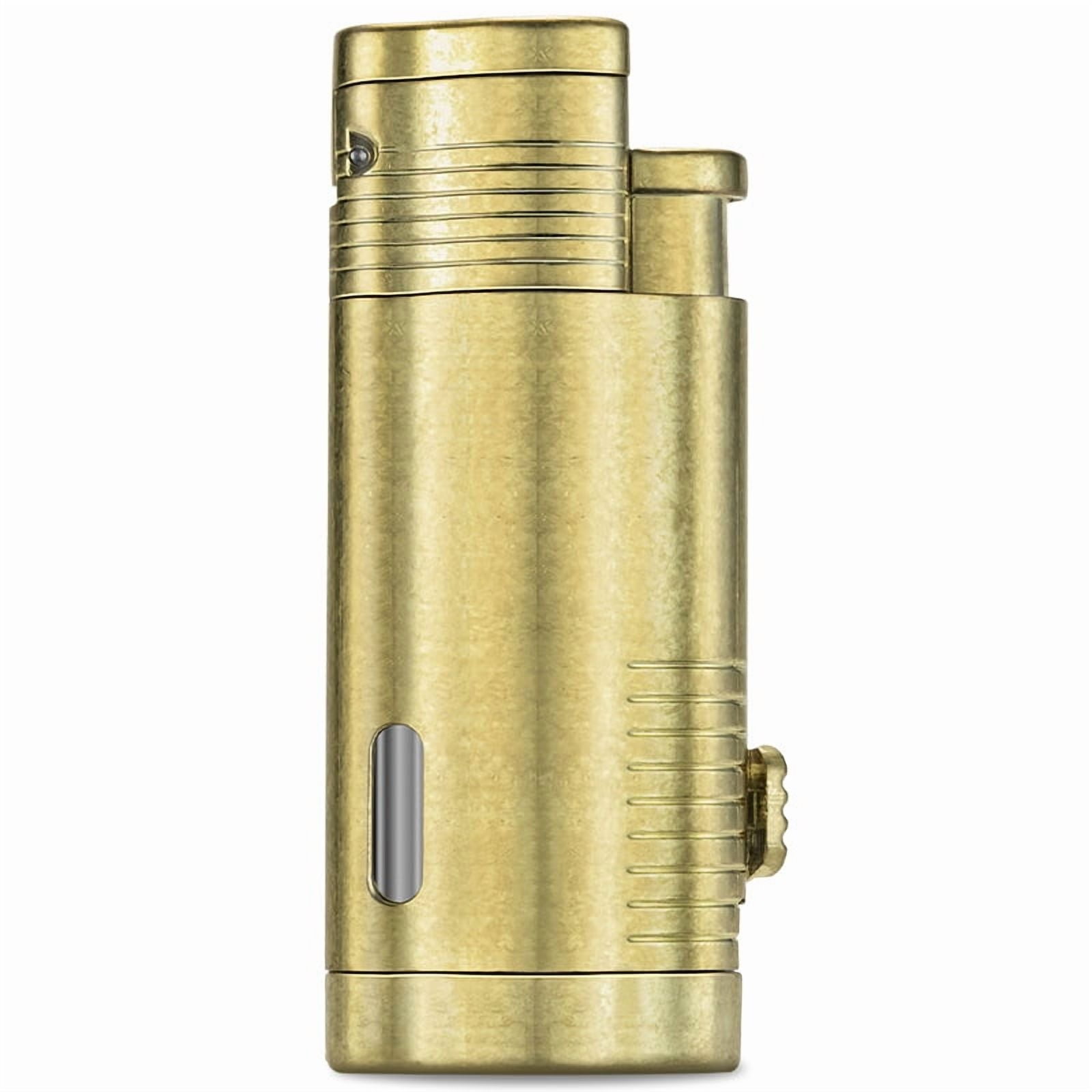 Cigar Lighter 3 Straight Lighter Windproof Inflatable Body Creative ...