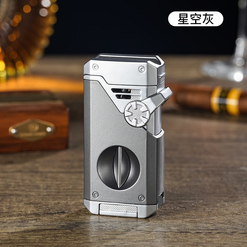Cigar Lighter, Cigar Welding Torch, Multi-Functional With Cigar V-Cut ...