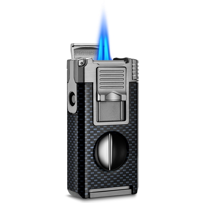 Cigar Lighter Five-In-One Multi-Functional Lighter With Cigar Drill ...