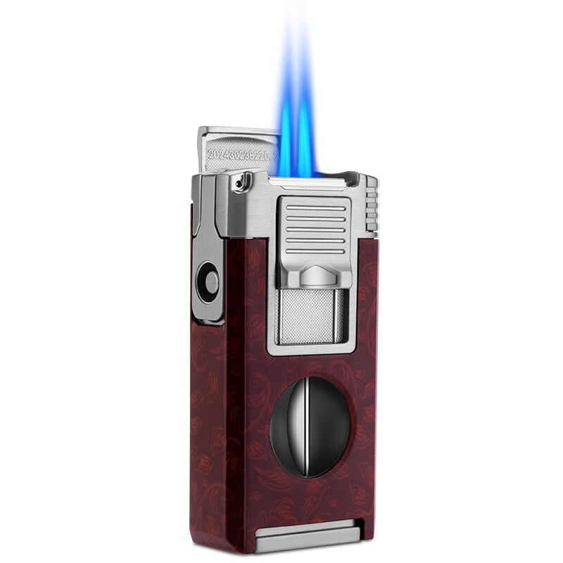 Cigar Lighter Five-In-One Multi-Functional Lighter With Cigar Drill ...