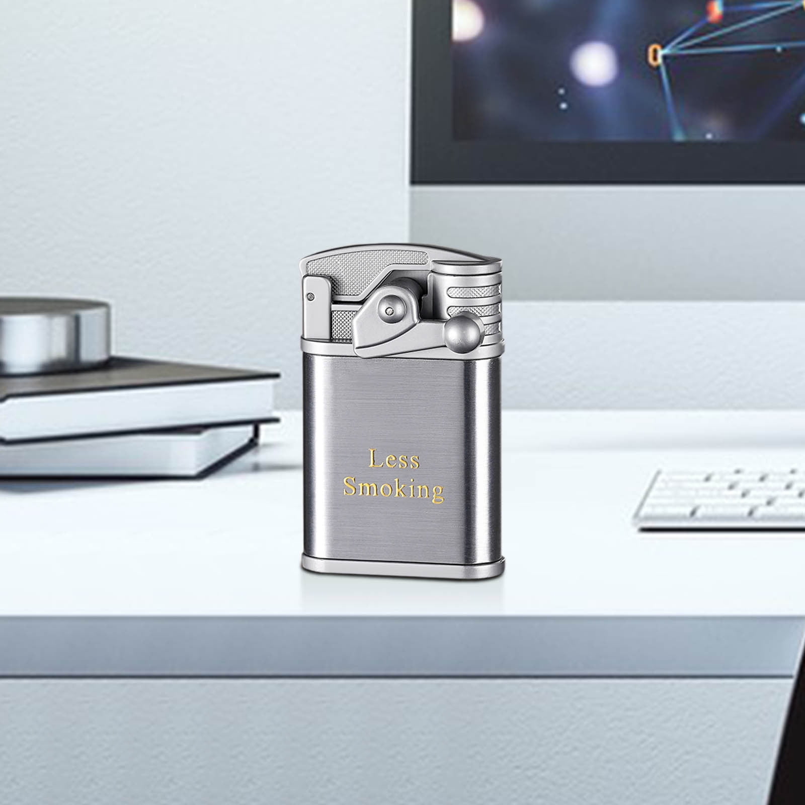 Cigar Lighter Jet Flame Torch Lighter Windproof Rocker Arm Lighter ...