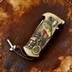 Aomai Slim Metal Jet Torch Flame Lighter Grinding Flint Butane Gas ...