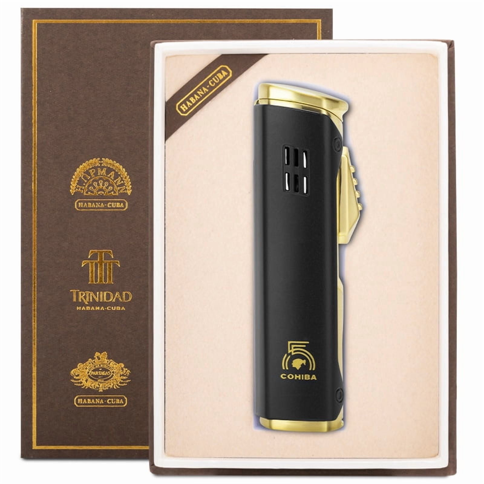 Cigar Lighter Outdoor Portable Windproof Inflatable Direct Punch ...