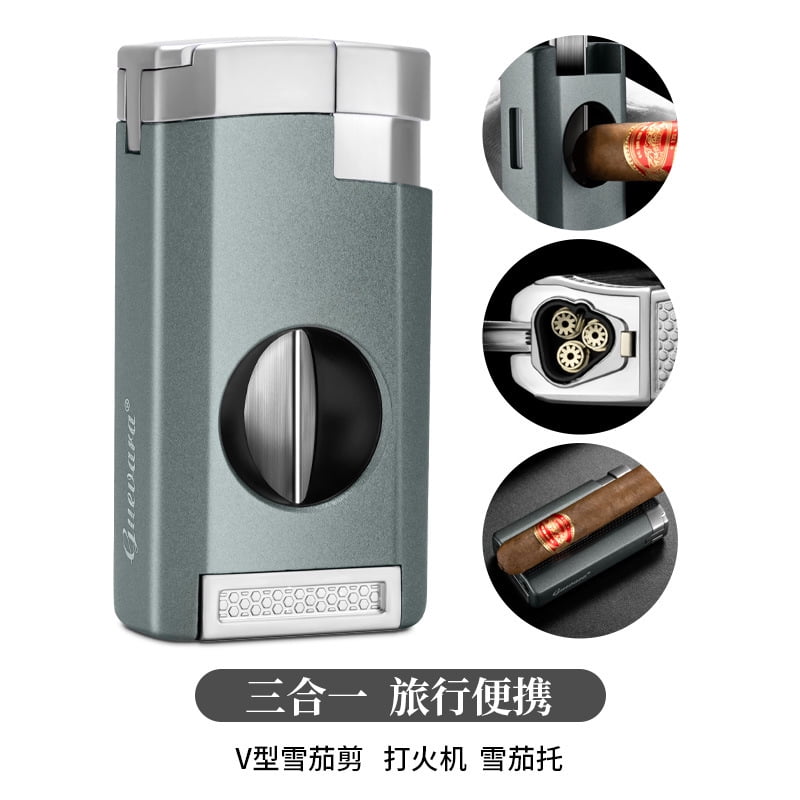 Cigar Lighter Travel Portable Windproof Direct Impact Multi-Functional ...
