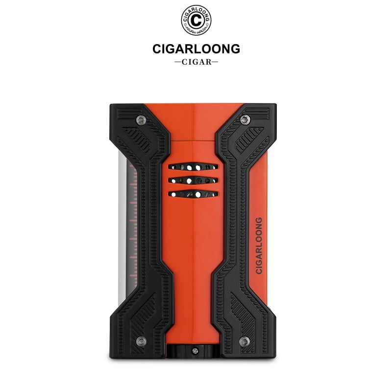 Cigar Lighter Windproof Direct Impact Fire Control Visual Gas Viewing ...