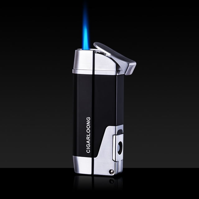 Cigar Lighter Windproof Straight Forward Lighter Lock Fire Switch ...