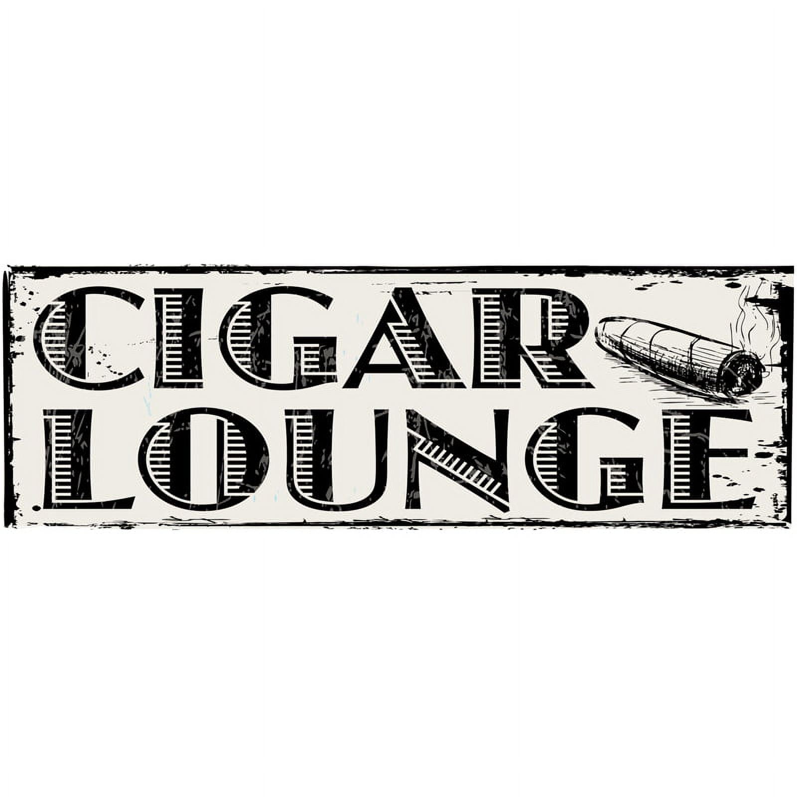 Cigar Lounge Metal Sign - Walmart.com