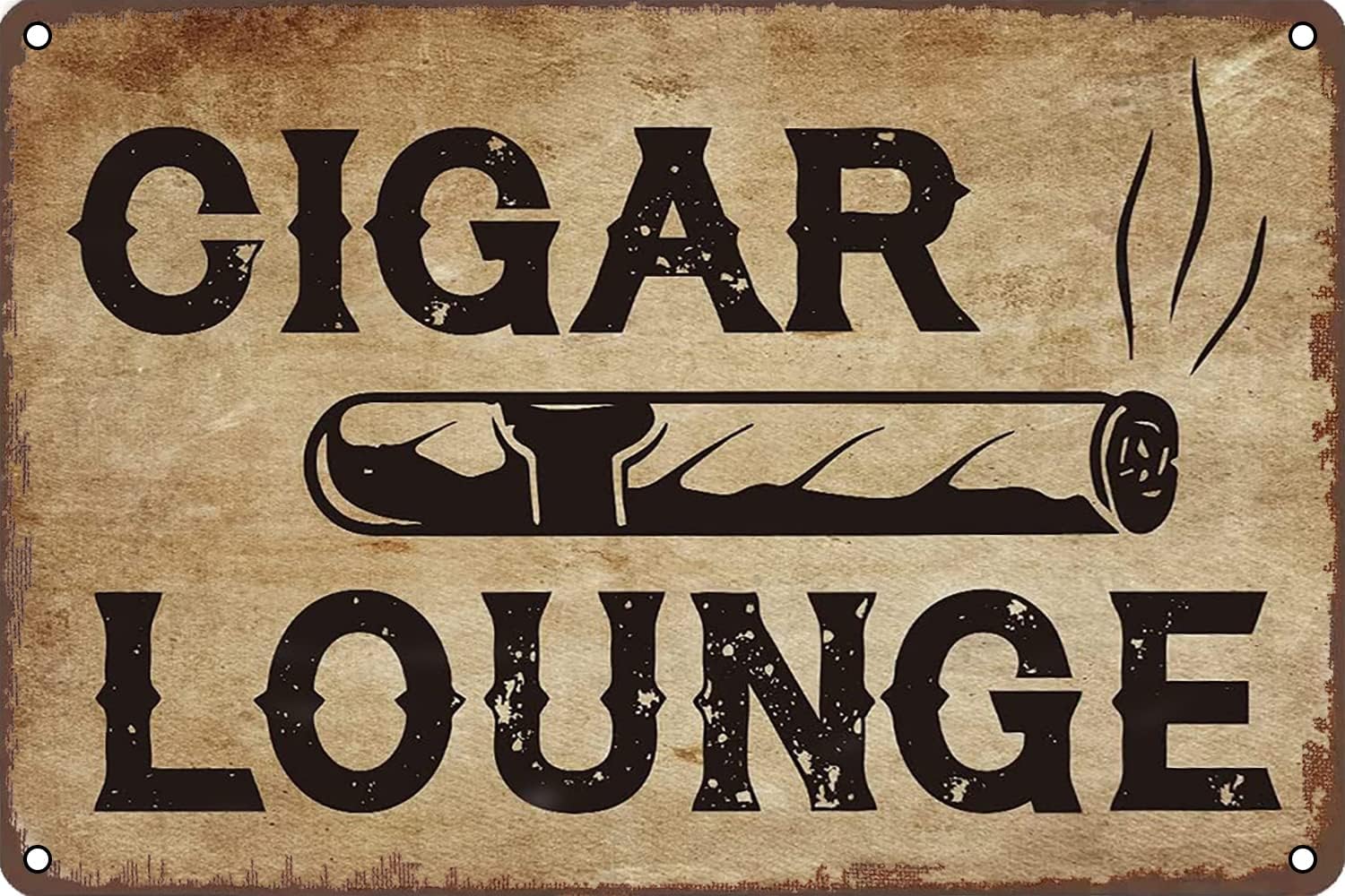 Cigar Lounge Metal Tin Signs-Metal Tin Signs Exquisite Wall Art Decor ...