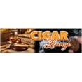 Cigar Lounge Vinyl Banner 10 Feet Wide by 3 Feet Tall - Walmart.com