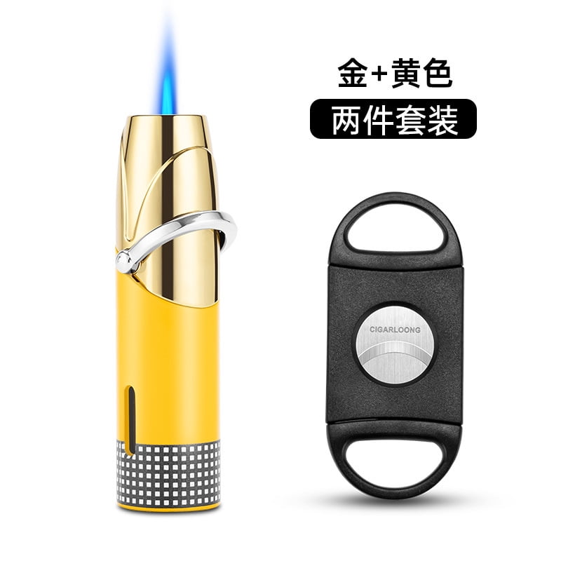 Cigar Metal High-Fire Rocker Arm Lighter Direct Injection Spray Gun ...