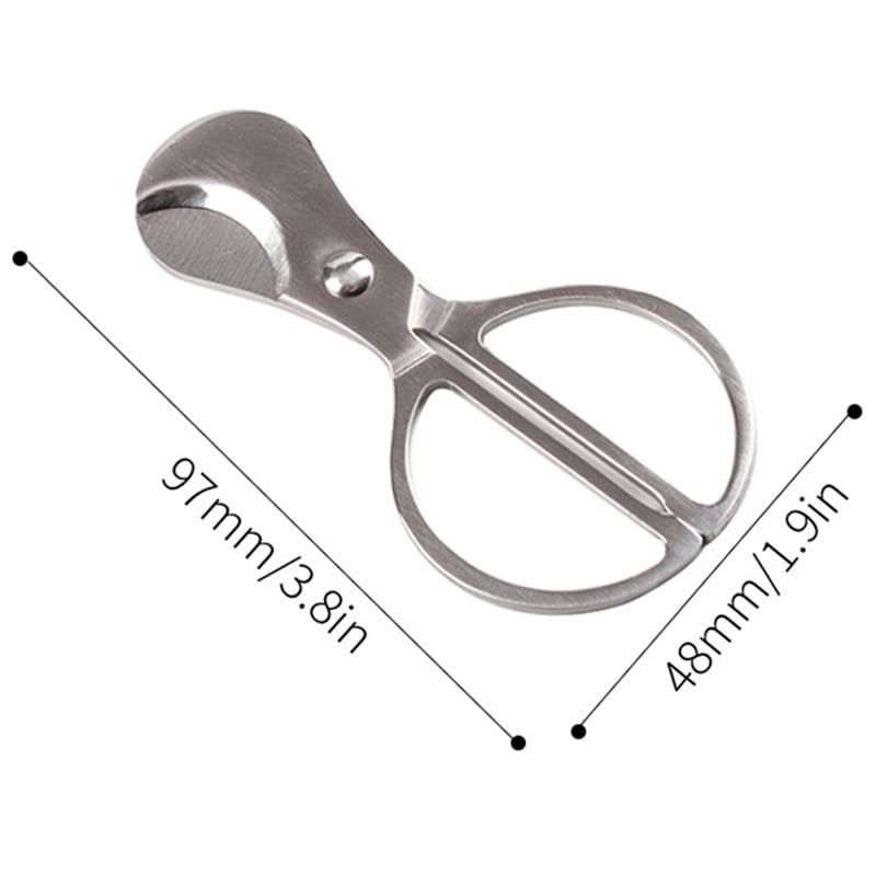 Cigar Supplies Classic Stainless Steel Cigar Scissors Round Cutter Head ...