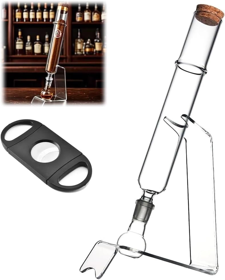 Cigar Test Tube Humidor Rack, Cigars Flavor Infuser Humidor with ...