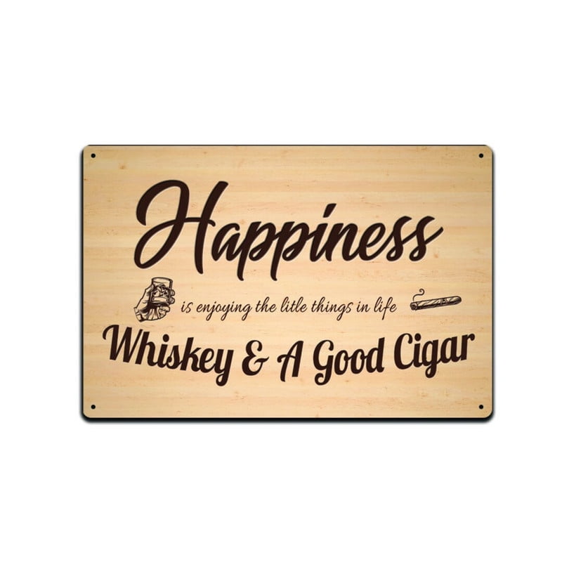 Cigar Tin Sign For Bar Lounge Basement Patio Garage Smoking Signs Have ...