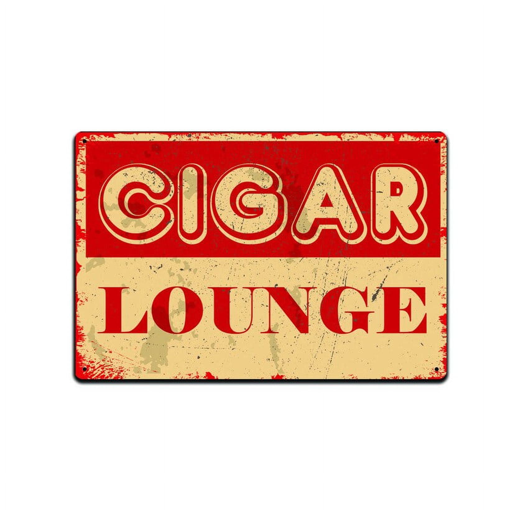 Cigar Tin Sign for Bar Lounge Basement Patio Garage Smoking Signs Have ...